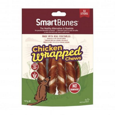 SMARTBONES CHICKEN WRAPPED STICKS 5 PK (PACK OF 10)