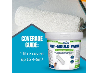 SmartSeal - Anti Mould Paint - Frosted Blue (5L) For Bathroom, Kitchen ...