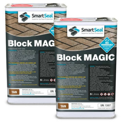 Smartseal - Block Magic - Tan (2x5L) - A Re-colouring Block Paving ...