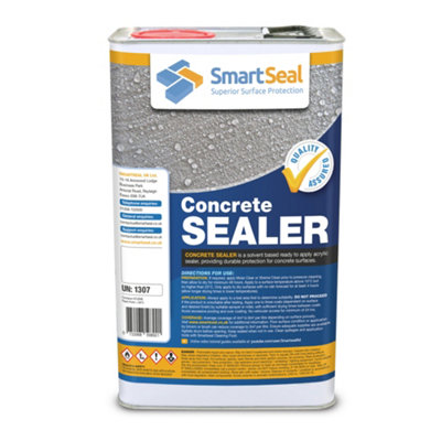 Smartseal Concrete Sealer External, Driveway Sealer and Patio Sealer, Concrete Sealer, Solvent ...