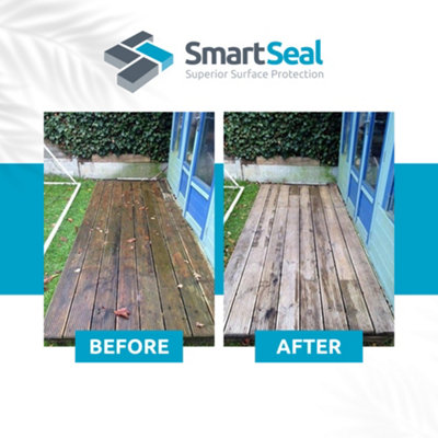 Smartseal Decking Cleaner, Fast Acting Deck Cleaner, Removes Moss ...