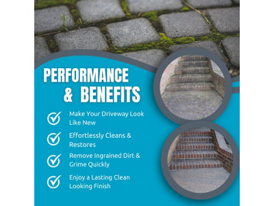 Smartseal - Driveway Cleaner Xtreme, Black Spot Drive Cleaner, Dirt and ...