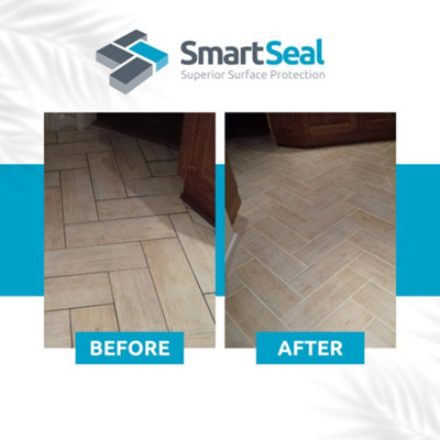Smartseal Grout Restorer, Grout Magic (Light Grey), Grout Sealer ...