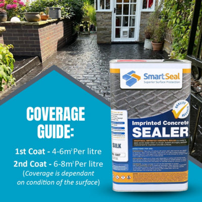 SMARTSEAL IMPRINTED CONCRETE SEALER KIT, SILK WET LOOK, TRANSFORM ...