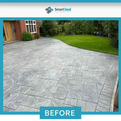 Smartseal Imprinted Concrete Sealer, Matt Finish, Driveway and Patio ...