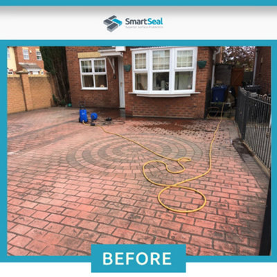 Smartseal Imprinted Concrete Sealer, Silk Wet Look, Driveway Sealer for ...
