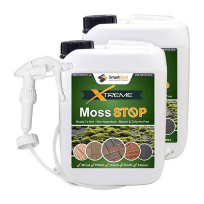 Smartseal Moss Killer, Xtreme Moss Stop and Algae Killer, Easy to apply ...