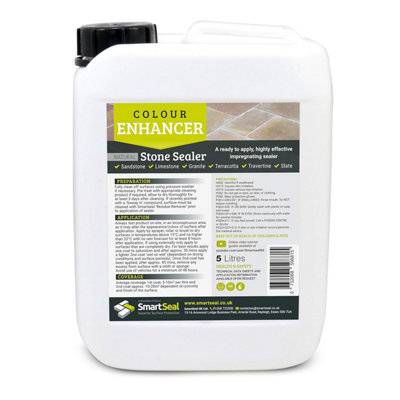 Smartseal - Natural Stone Sealer - Colour Enhancing (5L) Wet Look ...