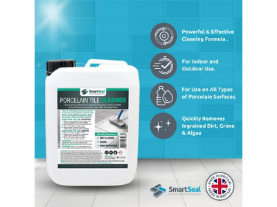 Smartseal Porcelain Tile Cleaner, Ultimate Porcelain Cleaner, for ...