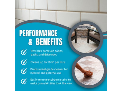 Smartseal Porcelain Tile Cleaner, Ultimate Porcelain Cleaner, for ...