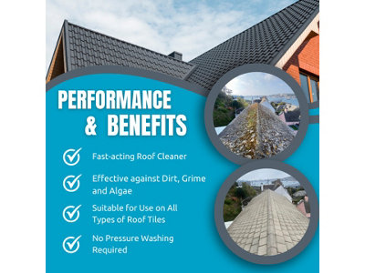Smartseal - Roof Cleaner Xtreme, Premium Black Spot Remover, Roof ...