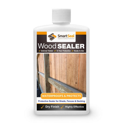 Smartseal Wood Sealer, Dry Finish, Outdoor and Indoor, 10 Year ...