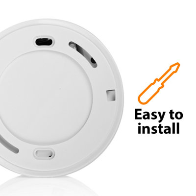 Smartwares Smoke Detector / Fire Alarm 4 Pack (1 year replacable battery)
