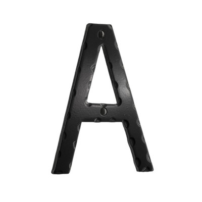 SMEDBO - House Letter A in Black Wrought Iron | DIY at B&Q