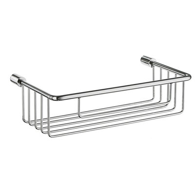 Smedbo Polished Chrome Shower Basket Wall Mounted Soap Caddy