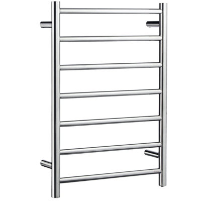 Smedbo Polished Stainless Steel Electric Heated Towel Warmer (W)500mm x ...