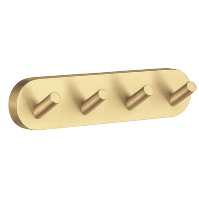 Smedbo Towel Hooks Wall Mounted Storage Non-Rust Brass Core