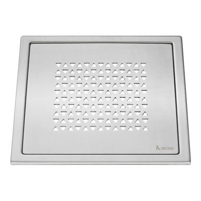 Smedbo Triangle Pattern Bathroom Shower Drain Cover Floor Grating