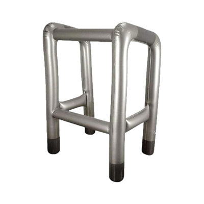 Smiffys Zimmer Frame Inflatable Silver (One Size)