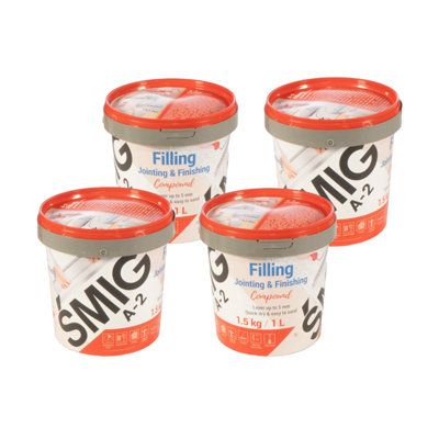 SMIG A2 Jointing & Filling Compound 1.5kg - Bundle of 4