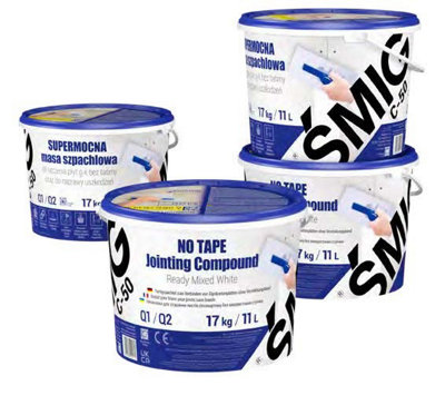 SMIG C-50 Ready Mixed White No Tape Jointing & Filling Compound 17kg