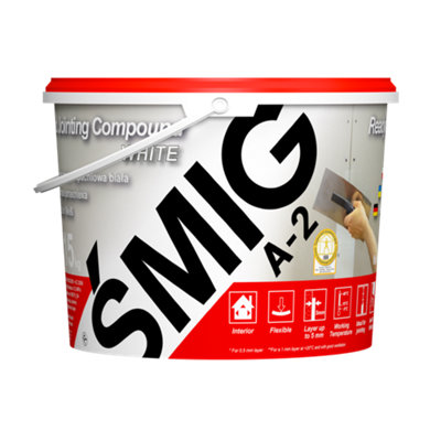 SMIG Ready Mixed Jointing & Finishing Compound White 15kg | DIY at B&Q