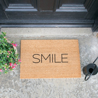 Smile doormat - Regular 60x40cm | £17.99 at B&Q