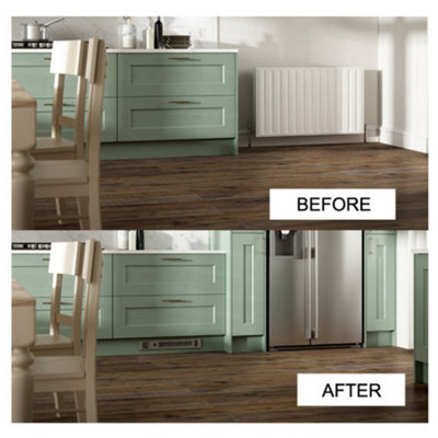 Smith's Space Saver SS80 Slim Kitchen Plinth Heater Hydronic