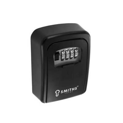 Smiths Locks 4 Digit Key Safe Black (120mm x 90mm)