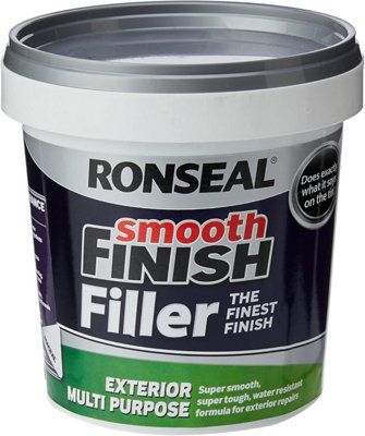 Smooth Finish Exterior Multi-Purpose Repair Filler - 1.2kg Tub