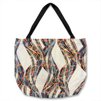 Snake & Leopard Skin Tote bat Designer Style