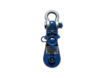 Snatch Block with Shackle 2T 3" (Swivel Heavy Duty Lifting 2 Ton 3 Inch)