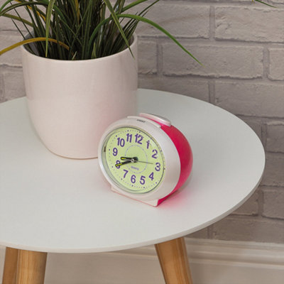 Snooze Function Analogue Talking Alarm Clock with Day and Time Announcement