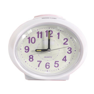 Snooze Function Analogue Talking Alarm Clock with Day and Time Announcement
