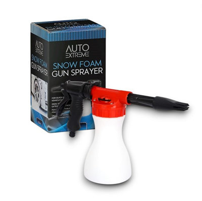 Snow Foam Car Wash Spray Gun Bottle 900ml Universal Hose Connector