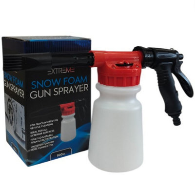 Snow Foam Car Wash Spray Gun Bottle 900ml Universal Hose Connector