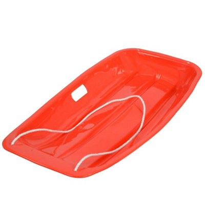 Snow Sled 89cm Heavy Duty Plastic for Kids Boys Girls Children Sledge ...