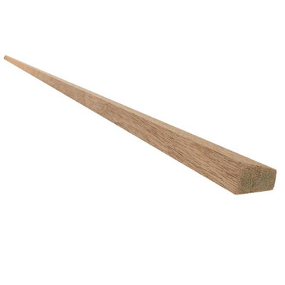 Snowdon Timber Dark Hardwood Glass Bead Moulding (T) 15mm (W) 20mm (L ...