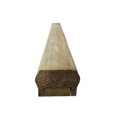 Snowdon Timber DH45708T Treated Decking Handrail/Baserail (L) 2.39m (W ...