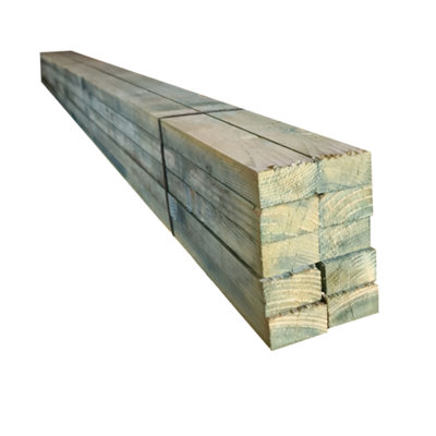 Snowdon Timber Factory Reject B25508T8 Treated Battens (L) 2.4m (W ...