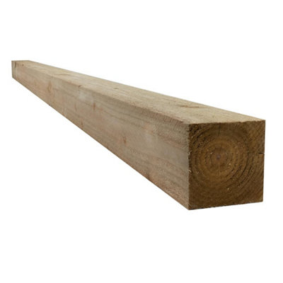 Buy Snowdon Timber Garden FP446 Treated 4x4" Fence Post (H) 1.8m (W ...