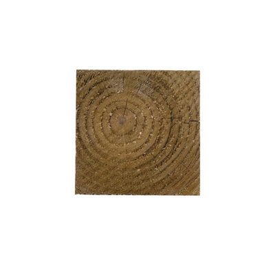 Snowdon Timber Garden FP448 Treated 4x4" Fence Post (H) 2.4m (W) 100mm