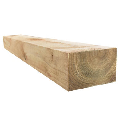 Snowdon Timber Garden MS464T Treated Sleeper (W) 150mm (L) 1.2m 2 Pack ...