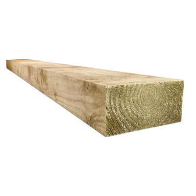 Snowdon Timber Garden SL848 Pressure Treated Sleeper (W) 200mm (L) 2.4m ...