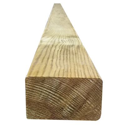 Snowdon Timber Garden Treated 3x2" CLS Decking Joist 5 Pack (L) 2.4m (W ...