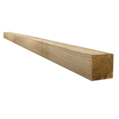 Snowdon Timber Garden Treated 3x3" Fence Post (H) 1.8m (W) 75mm