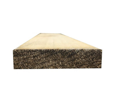 Snowdon Timber Garden Treated 4x1" Timber 10 Pack (L) 2.4m (W) 100mm (T ...