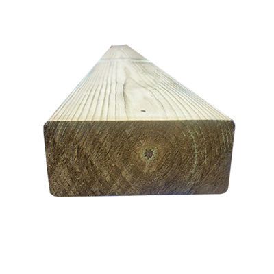 Snowdon Timber Garden Treated 4x2" CLS Decking Joist (L) 2.4m (W) 89mm ...