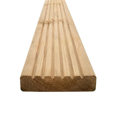 Snowdon Timber Garden Treated Decking Board 12 Pack (L) 3.6m (W) 120mm ...