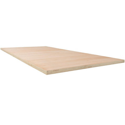 Snowdon Timber Hardwood Ply (T) 18mm (W) 607mm (L) 1220mm - Pack of 2